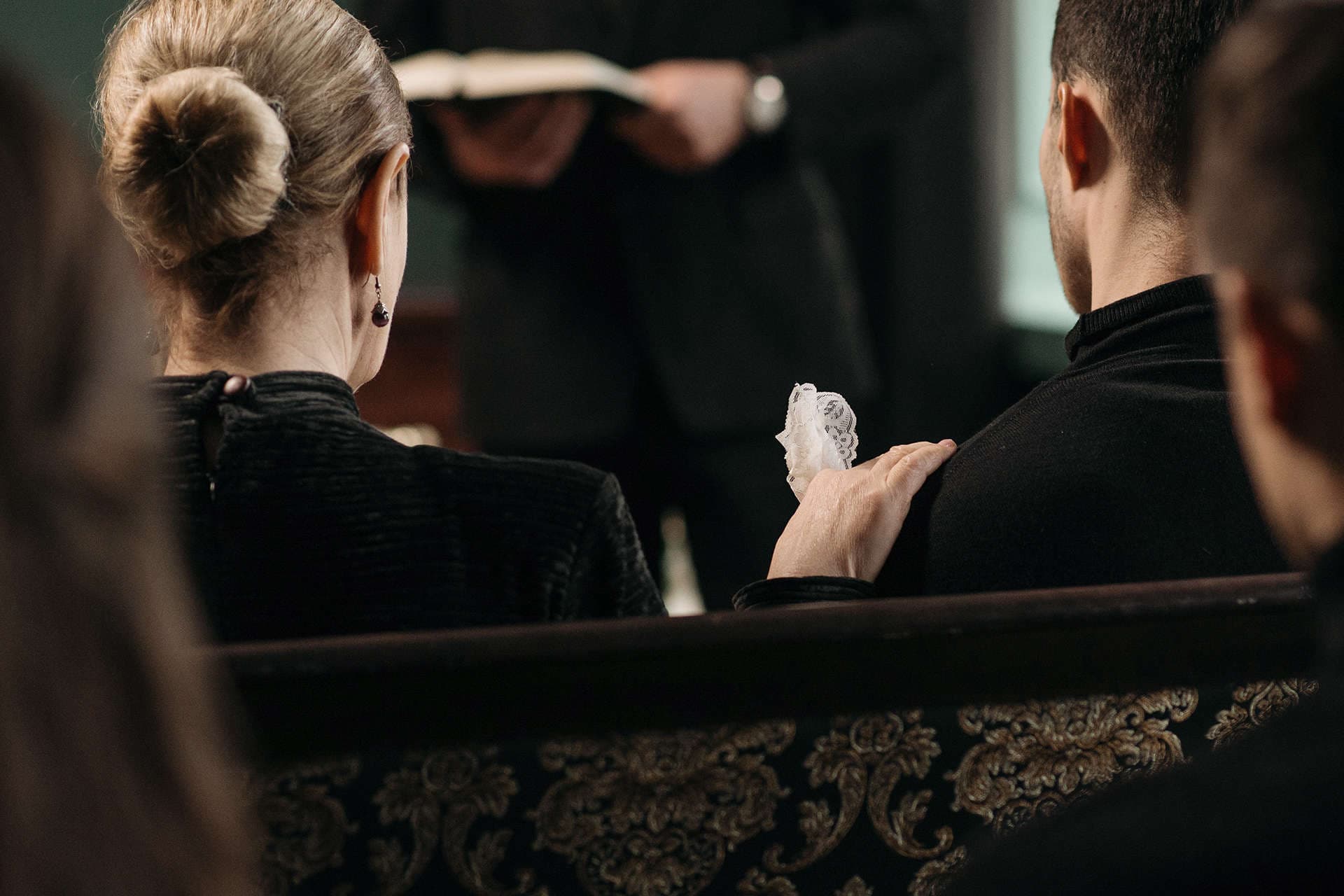 Text och minnesord till begravning