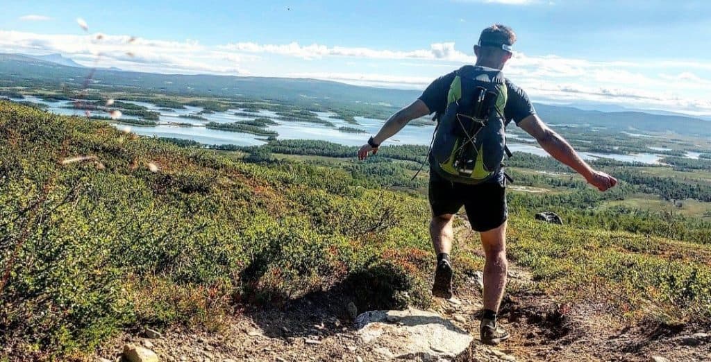Kristian kutade Kungsleden för pappa och ALS-forskningen | Hjärnfonden